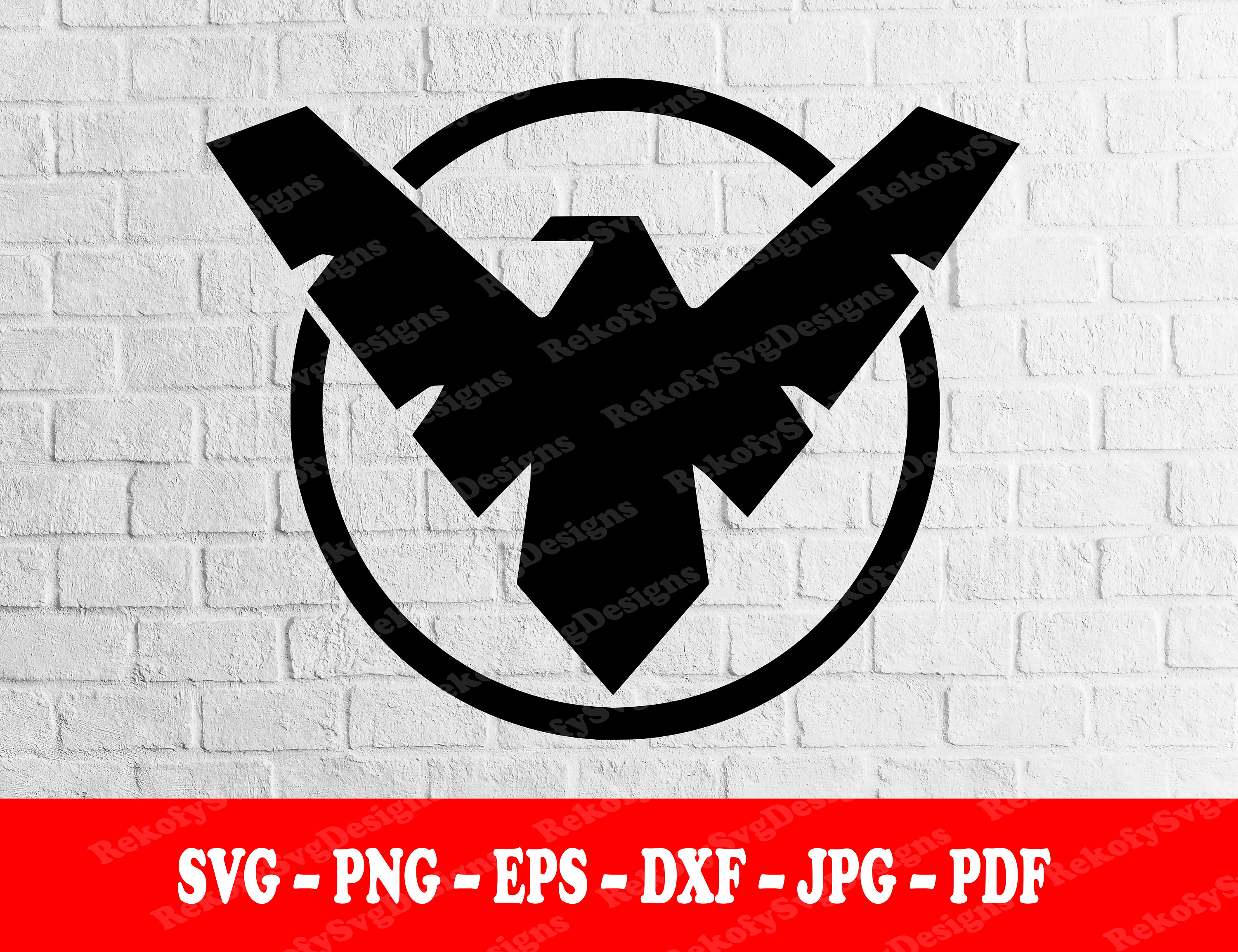 NIGHTWING LOGO, Svg, T-shirt, Sticker, Mug Wrap, Vector, Cricut ...