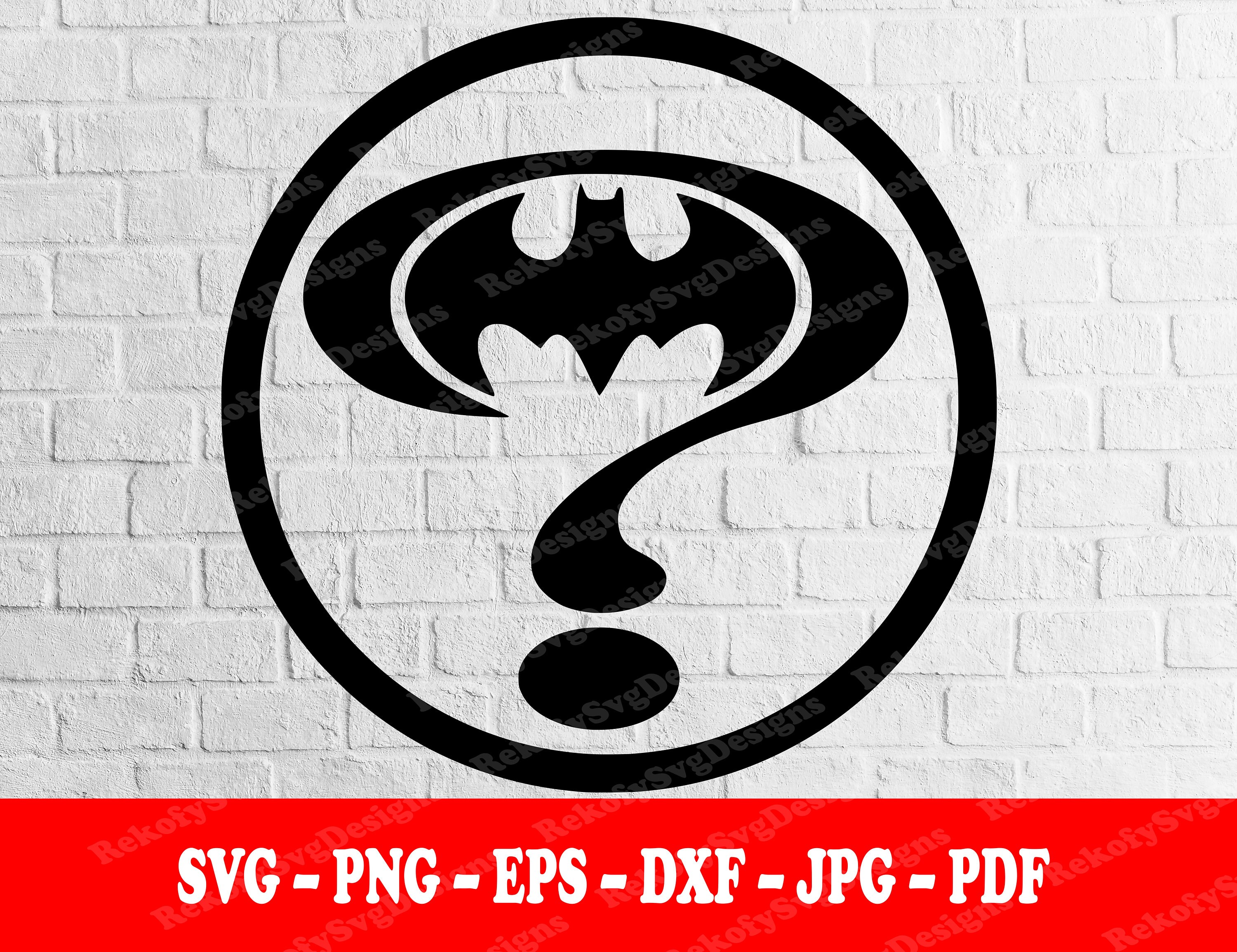 THE RIDDLER LOGO, Svg, T-shirt, Sticker, Mug Wrap, Vector, Cricut ...