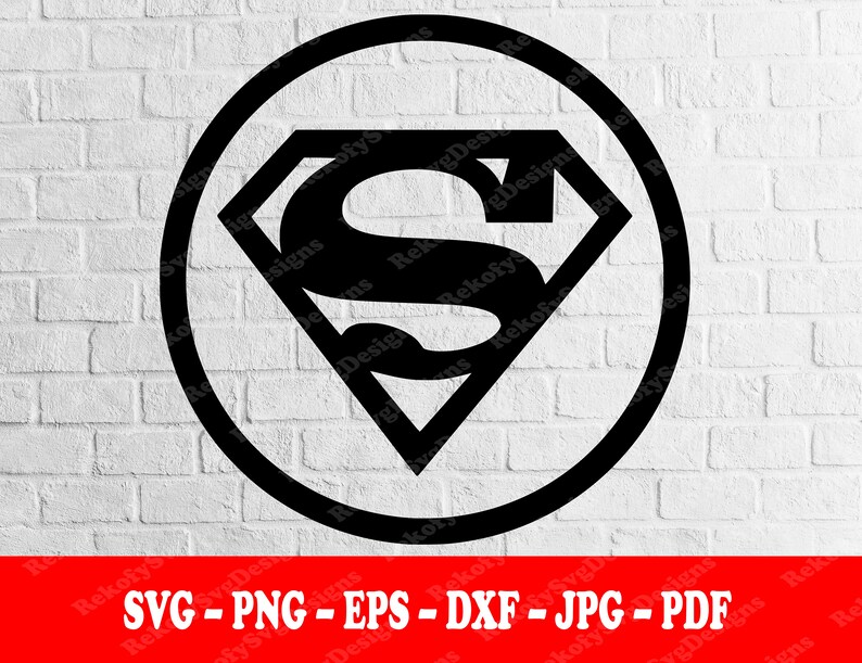 SUPERMAN, Logo, Superhero, Svg, T-shirt, Sticker, Mug Wrap, Vector ...