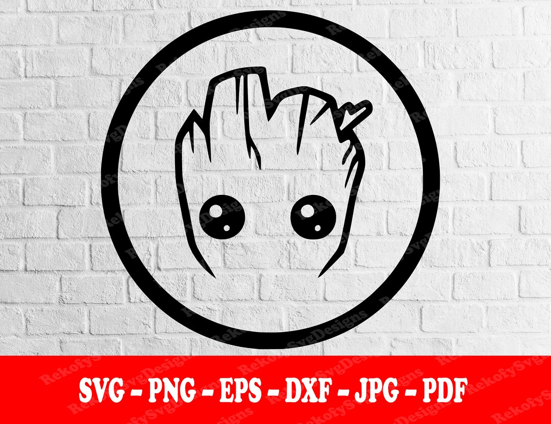 GROOT, Logo, Svg, T-shirt, Sticker, Mug Wrap, Vector, Cricut ...