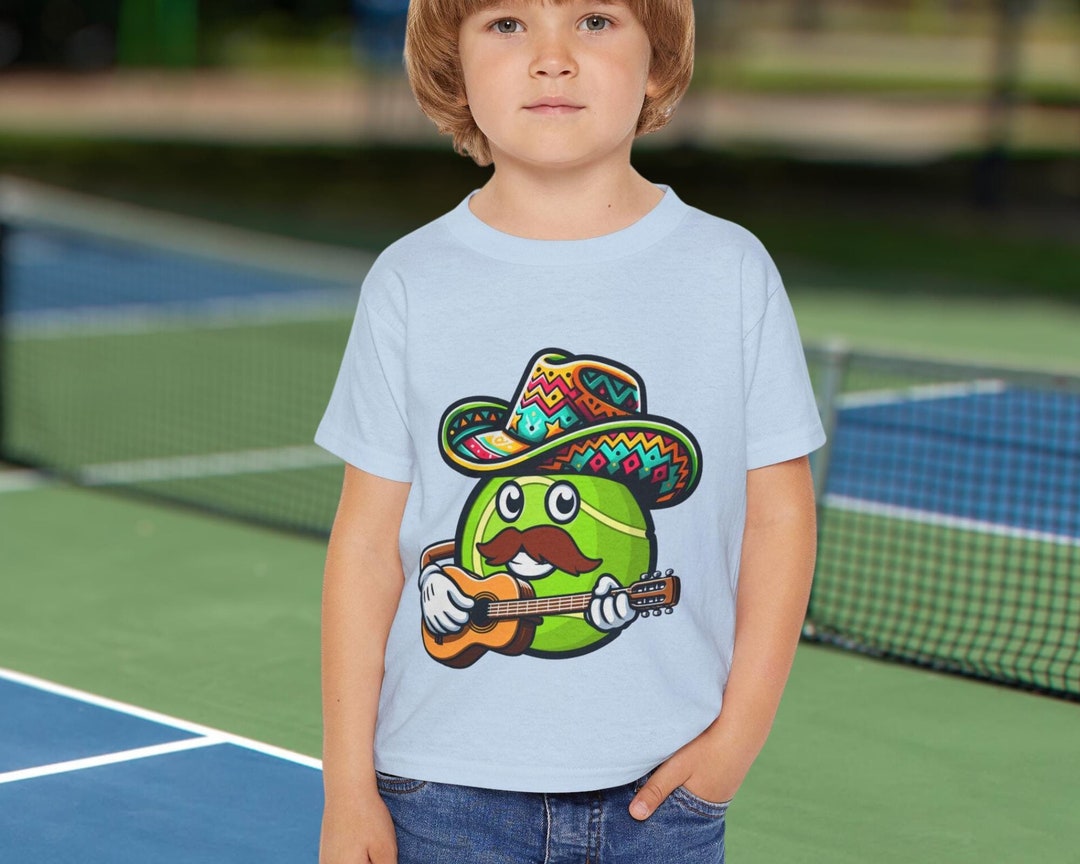 Funny Tennis Ball Shirt, Cowboy Racket T-shirt, Lawn Tennis Lover ...
