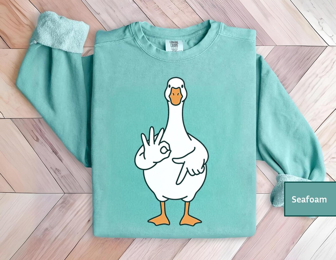 Funny 67 Goose Meme Shirt Brain Rot, Viral Gen Alpha Humor Gift, Aura ...