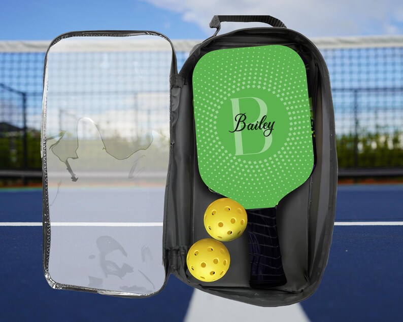 Custom Pickleball Paddle Set, Personalized Name Monogram Initials ...