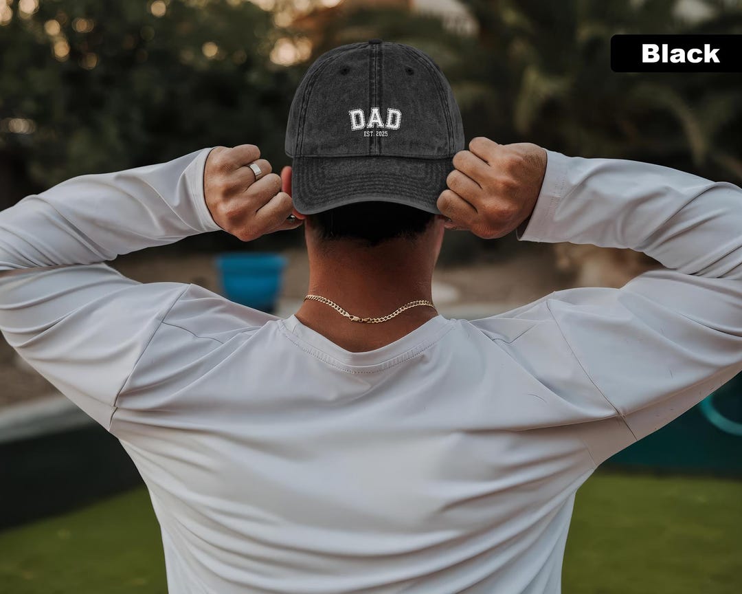 Custom Dad Embroidered Hat, Personalized Father's Day Cap, Trendy Dad ...