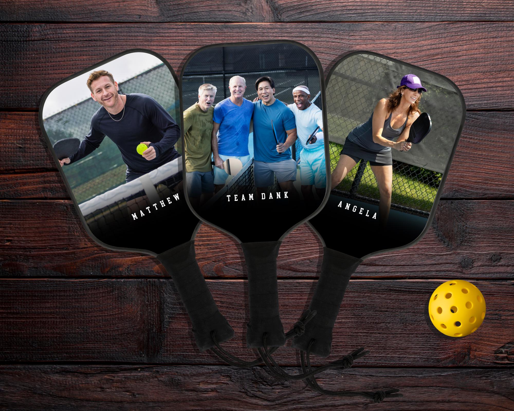 Custom Pickleball Photo Gift, Pickleball Paddle for Player ...