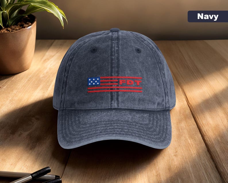 Anti-trump FDT Embroidered Hat, Political Protest Cap With American ...