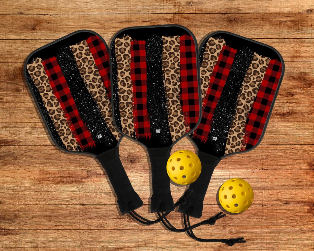 Pickleball Paddle, Pickleball Balls and Pickleball Bag, Wooden Pickle ...