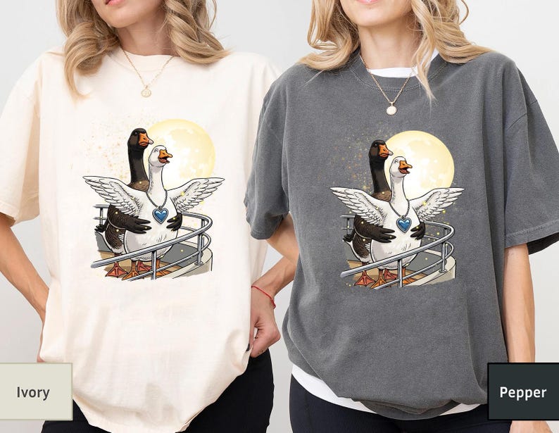 Funny Silly Goose Titanic Comfort Colors Shirt, Valentine Gift ...