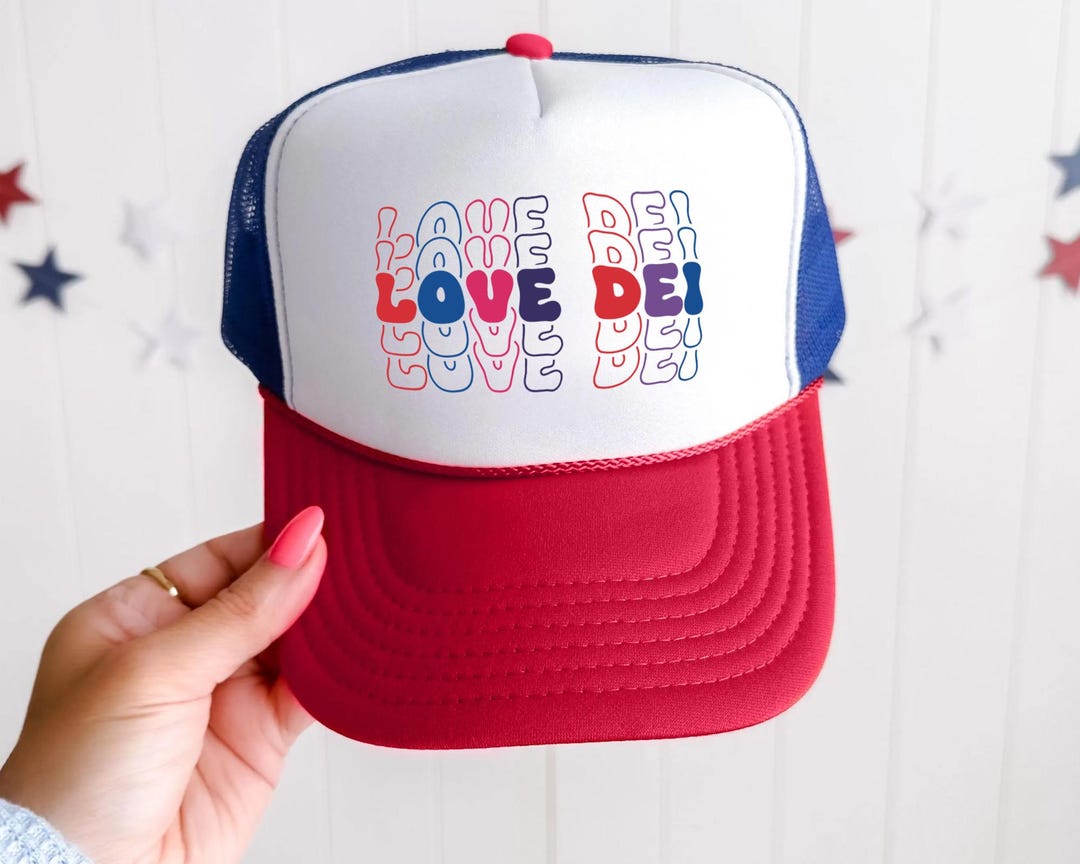 Love DEI Trucker Hat, Funny Diversity Equity Inclusion Snapback, Social ...