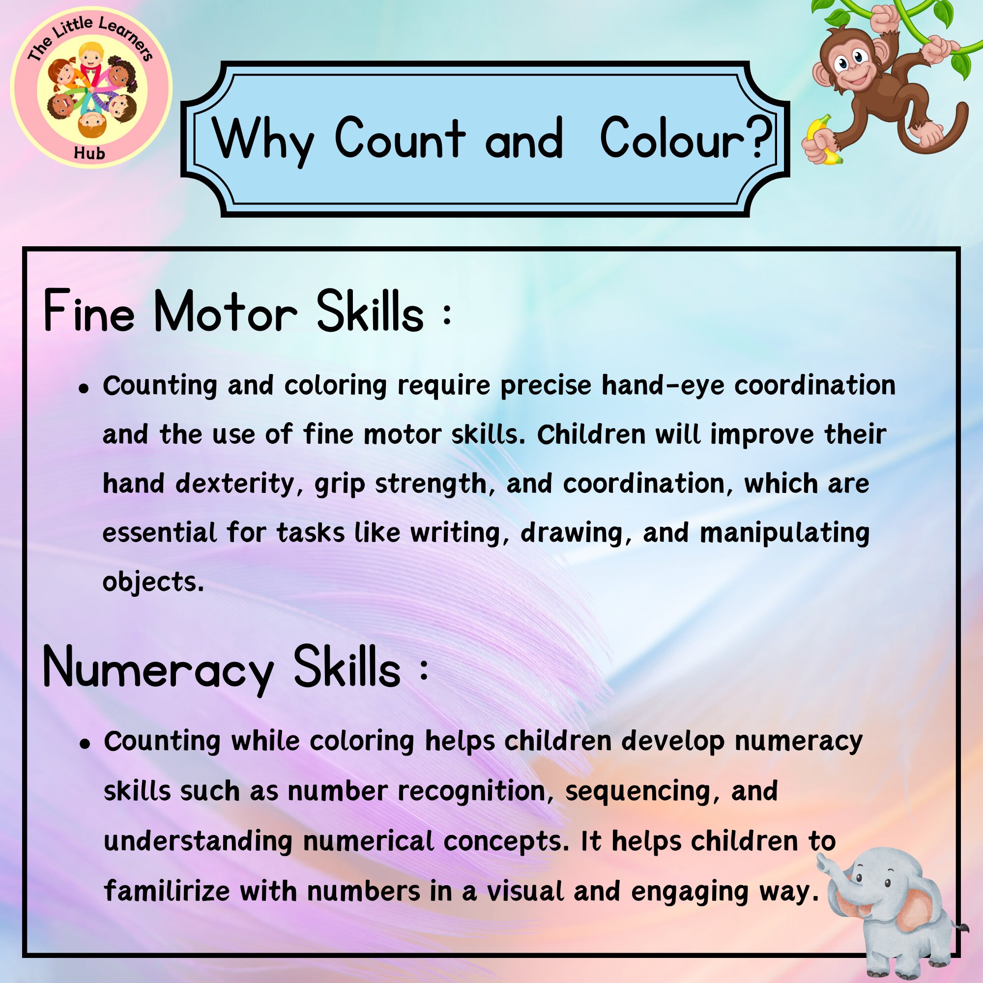 Interactive Count and Color Worksheet Pack - Engaging Educational ...