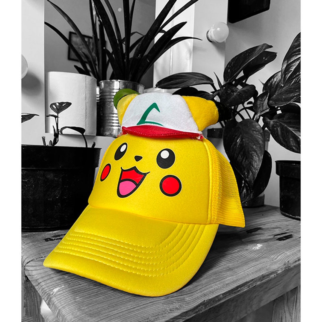 Pikachu Cap/ Cute Ears Cap/pokemon/pikachu Hat/kawaii/anime - Etsy