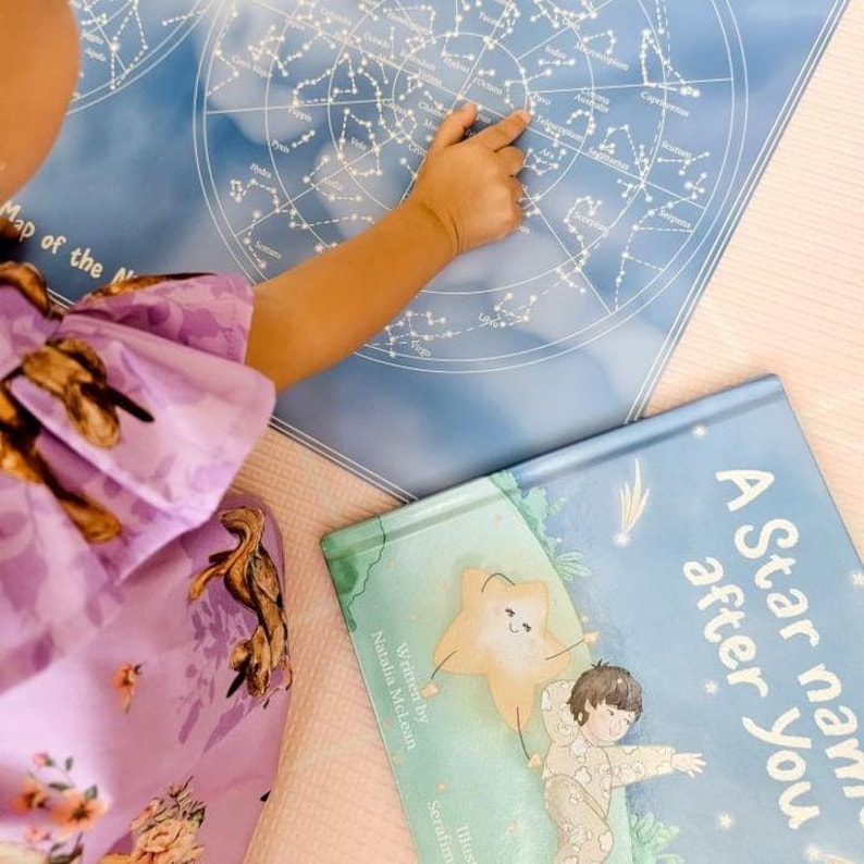 Printable 88 Constellations Children's Map of Constellations and ...