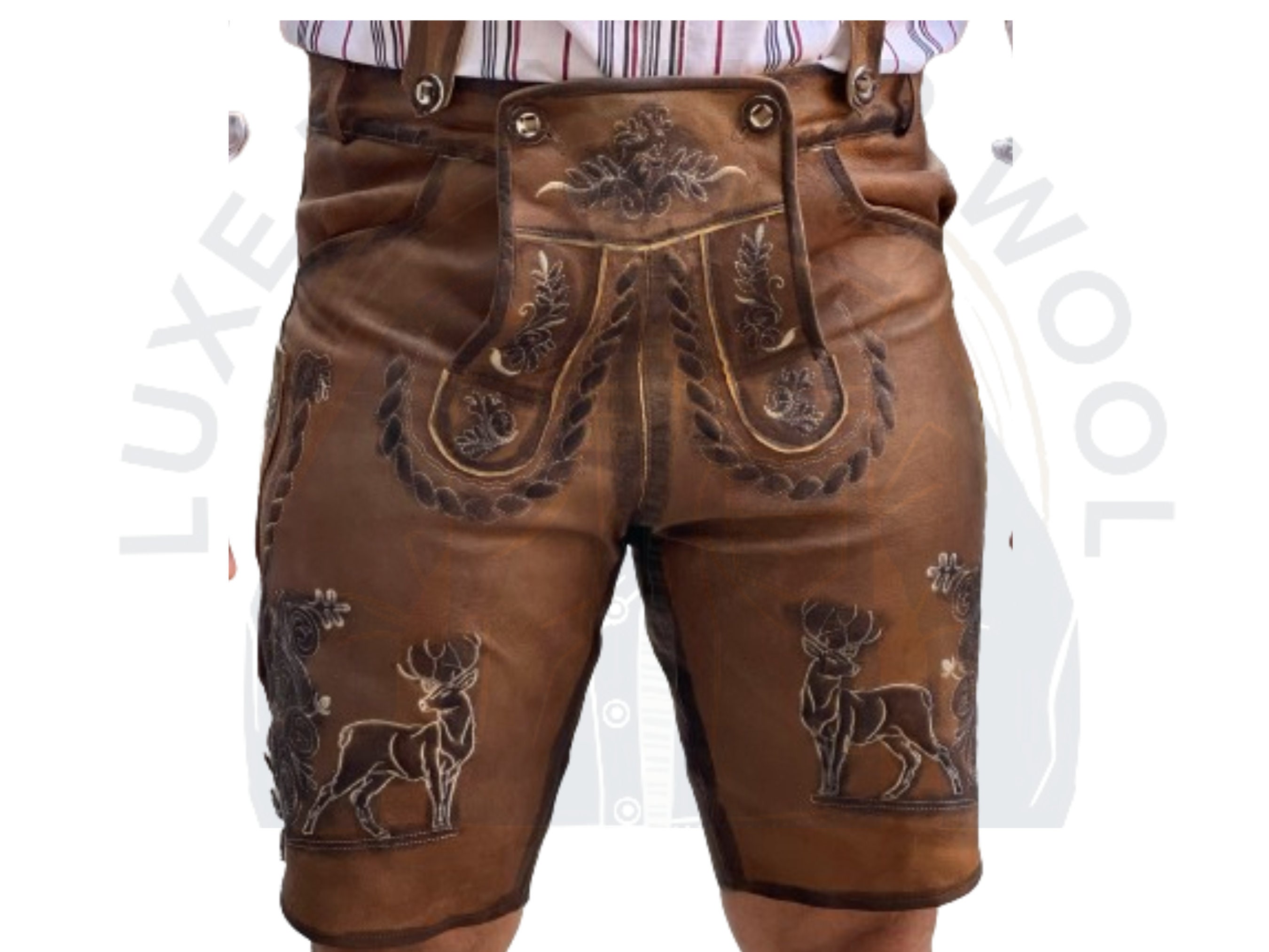 Lederhosen Men, Authentic Men's Lederhosen Shorts, Oktoberfest ...