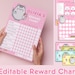 Editable Reward Chart Bundle for Kids - Digital Download With ...