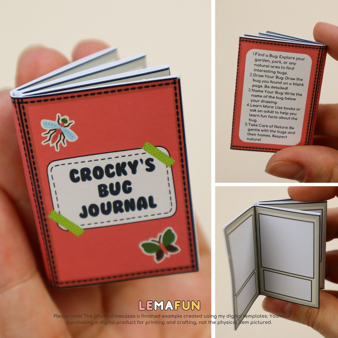 Crocky the Crocodile Paper Toy Digital Template – Printable Adventure ...