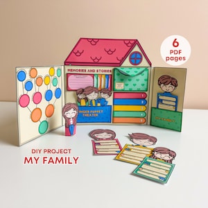 My Family Interactive Lapbook | Family Tree Project Printable ...