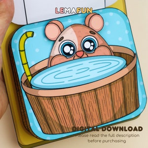 DIY Hamster House Paper Toy | Preschool & Homeschool Craft | Fine Motor ...