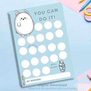 Editable Reward Chart Bundle for Kids - Digital Download With ...