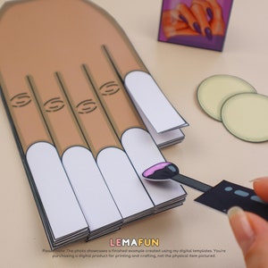 Nail Salon Game Kit - Printable DIY Children's Activity, Fun Home ...