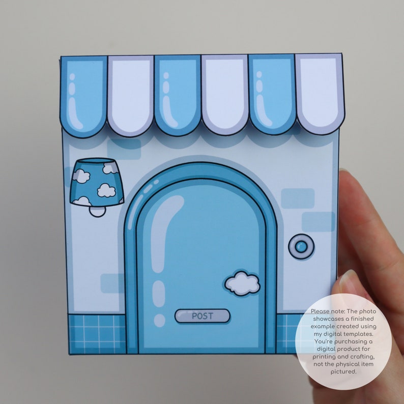 DIY Printable Paper Toy Kit: Cozy Polar Bear & House Box Digital ...