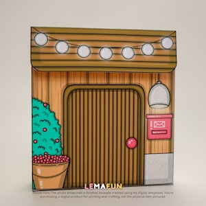 Printable Capybara House Craft Kit - DIY Paper Toy Template for Kids ...