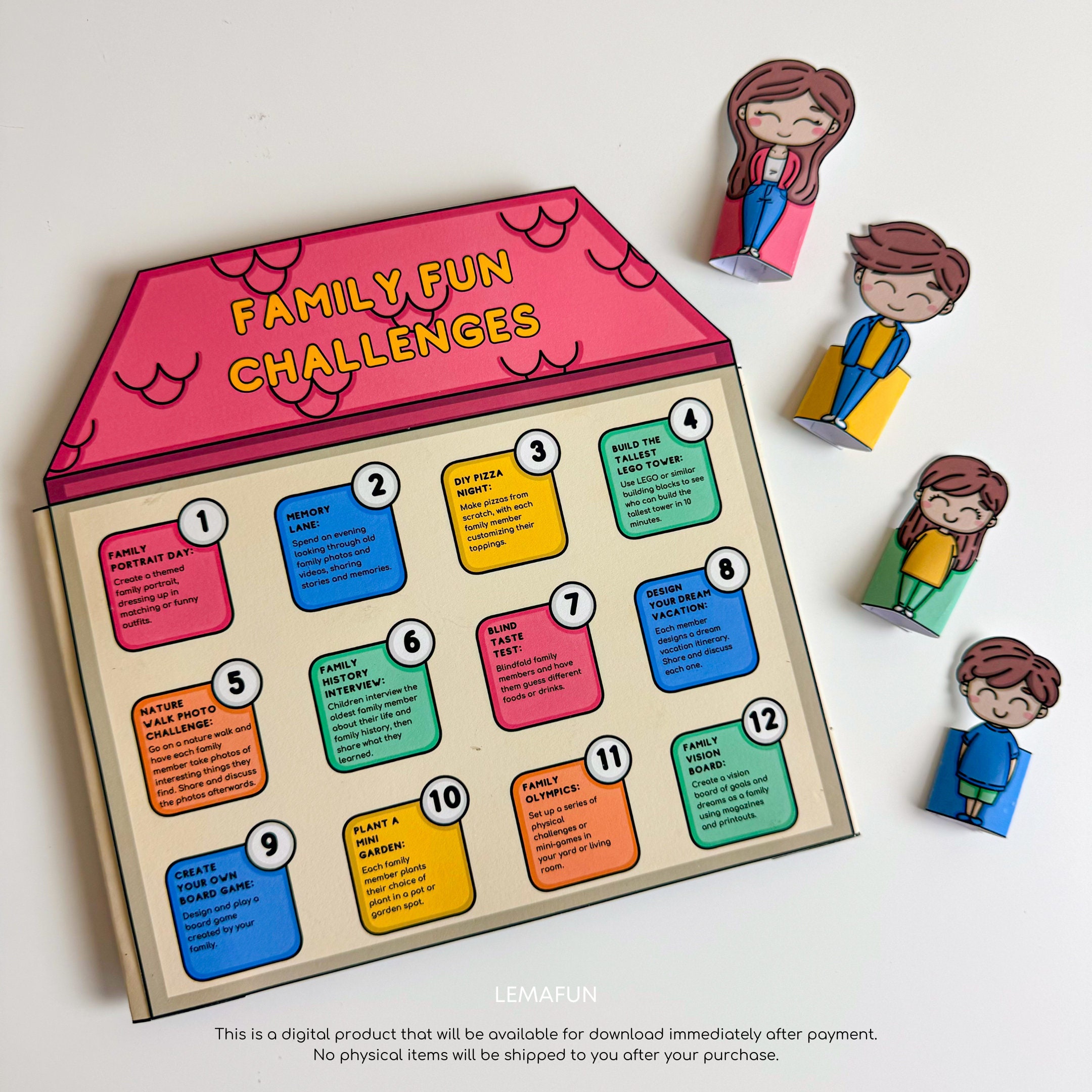 My Family Interactive Lapbook | Family Tree Project Printable ...