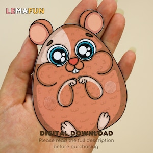 DIY Hamster House Paper Toy | Preschool & Homeschool Craft | Fine Motor ...