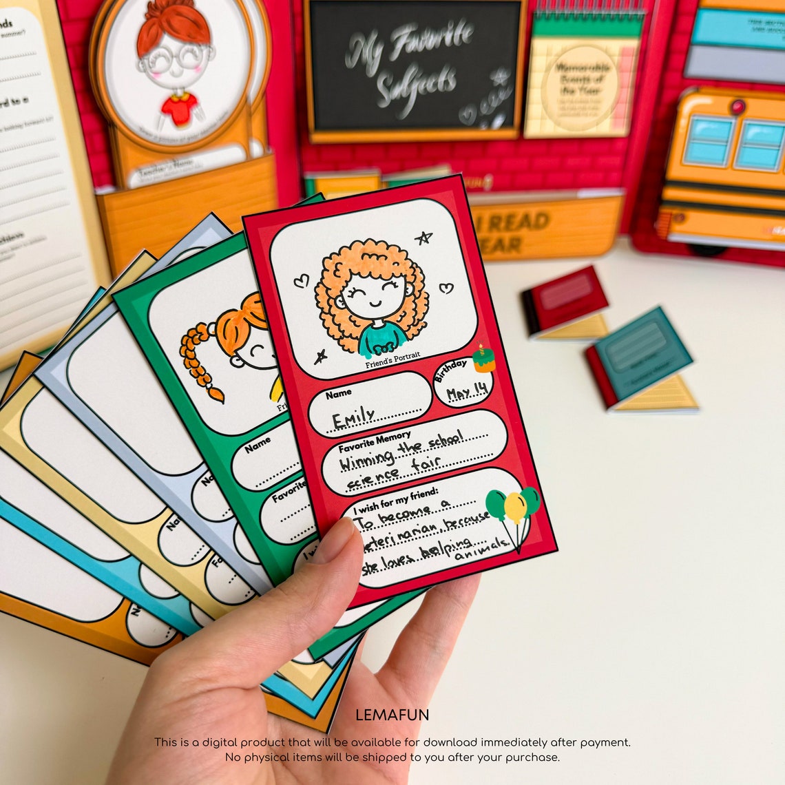 DIY Project My School Year Lapbook Printable Kids Activities Homeschool ...