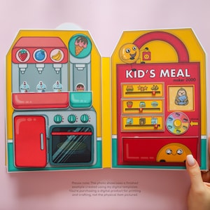 Printable DIY Project “make Your Own Fast Foods Restaurant”, Kids ...