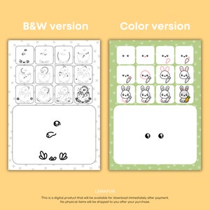 Printable Pets Drawing Guide for Kids: 20 Step-by-step PDF Pages - Etsy