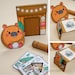 Printable Capybara House Craft Kit - DIY Paper Toy Template for Kids ...
