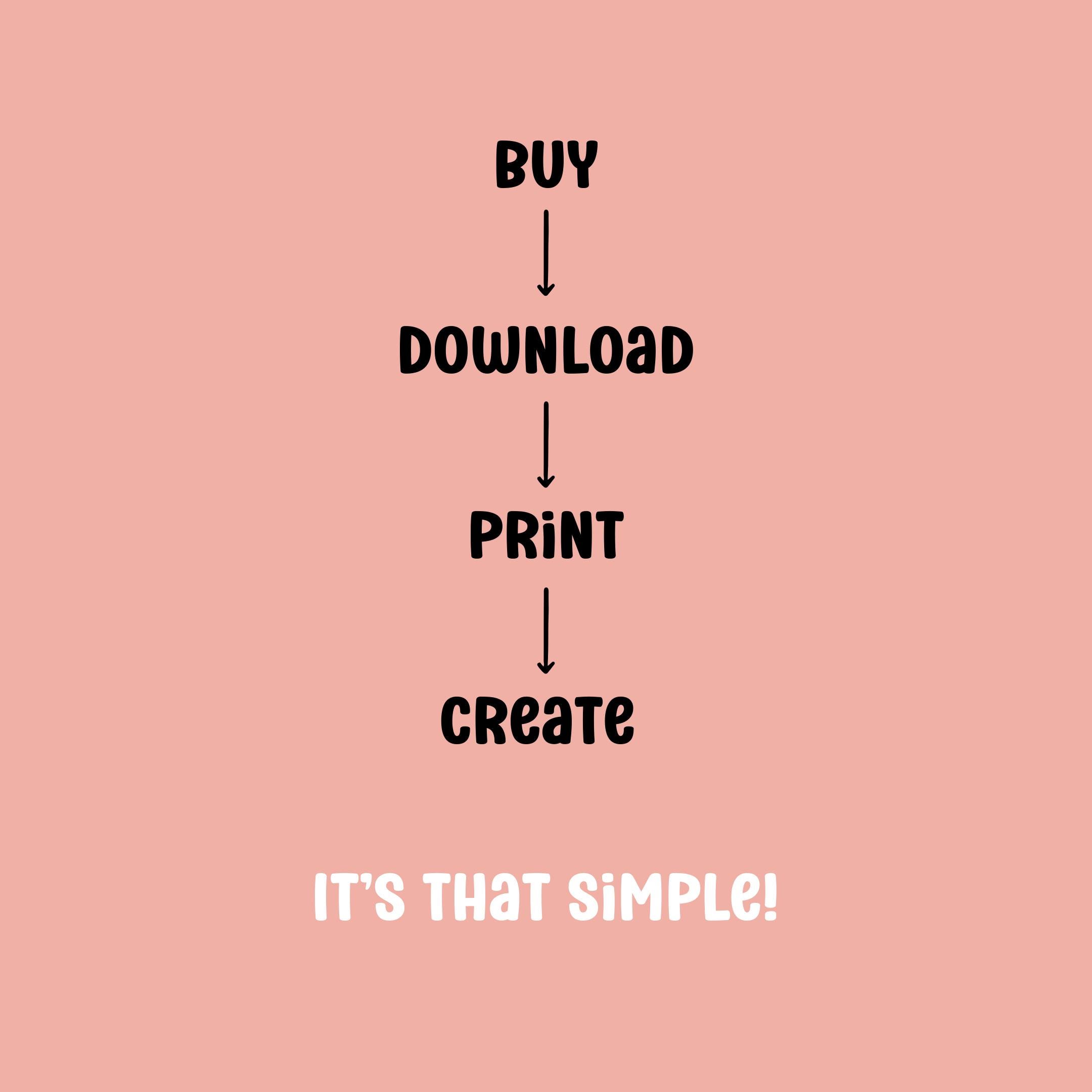 Printable Craft Kit - DIY Paper Toy Template for Kids, Easy Home ...