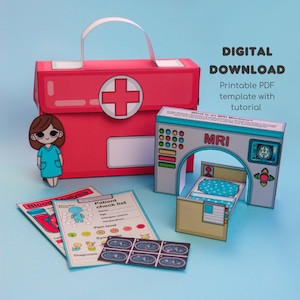 DIY Doctor Kit Printable Template for Kids, Children's Activities, Fun ...