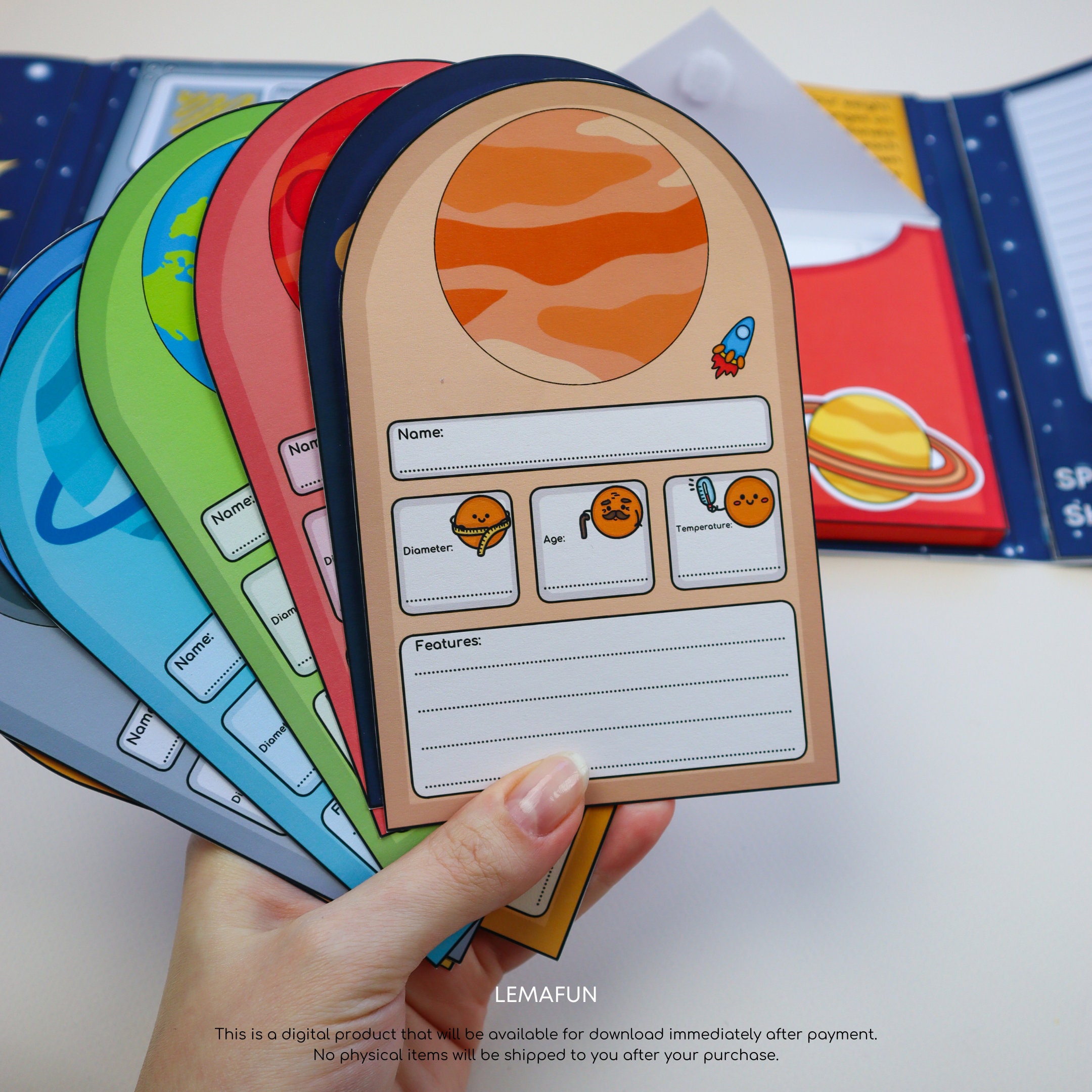 DIY Project Solar System Printable Kids Activities Homeschool ...