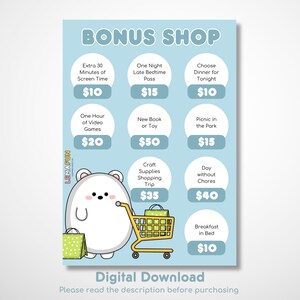 Editable Reward Chart Bundle for Kids - Digital Download With ...