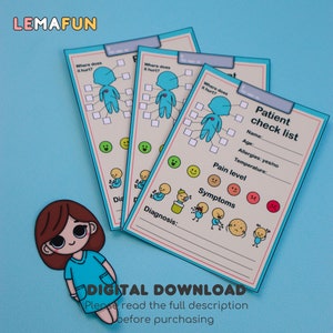 DIY Doctor Kit Printable Template for Kids, Children's Activities, Fun ...