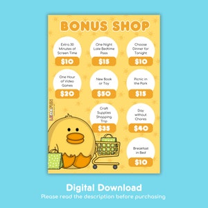 Editable Reward Chart Bundle for Kids - Digital Download With ...