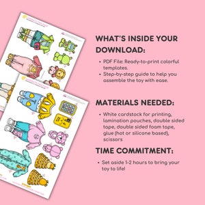 Printable DIY Baby Doll Wardrobe Album - Interactive Dress-up Fun, Busy ...