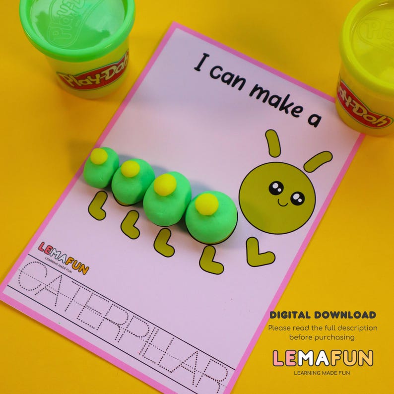 Butterfly Playdough Mats | Printable Butterfly Activities for Kids ...