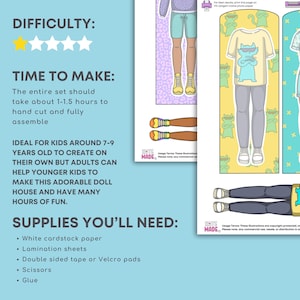 Printable Paper Dolls Dress up Kit, Male Wardrobe, DIY, Instant ...