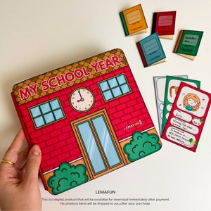 DIY Project My School Year Lapbook Printable Kids Activities Homeschool ...