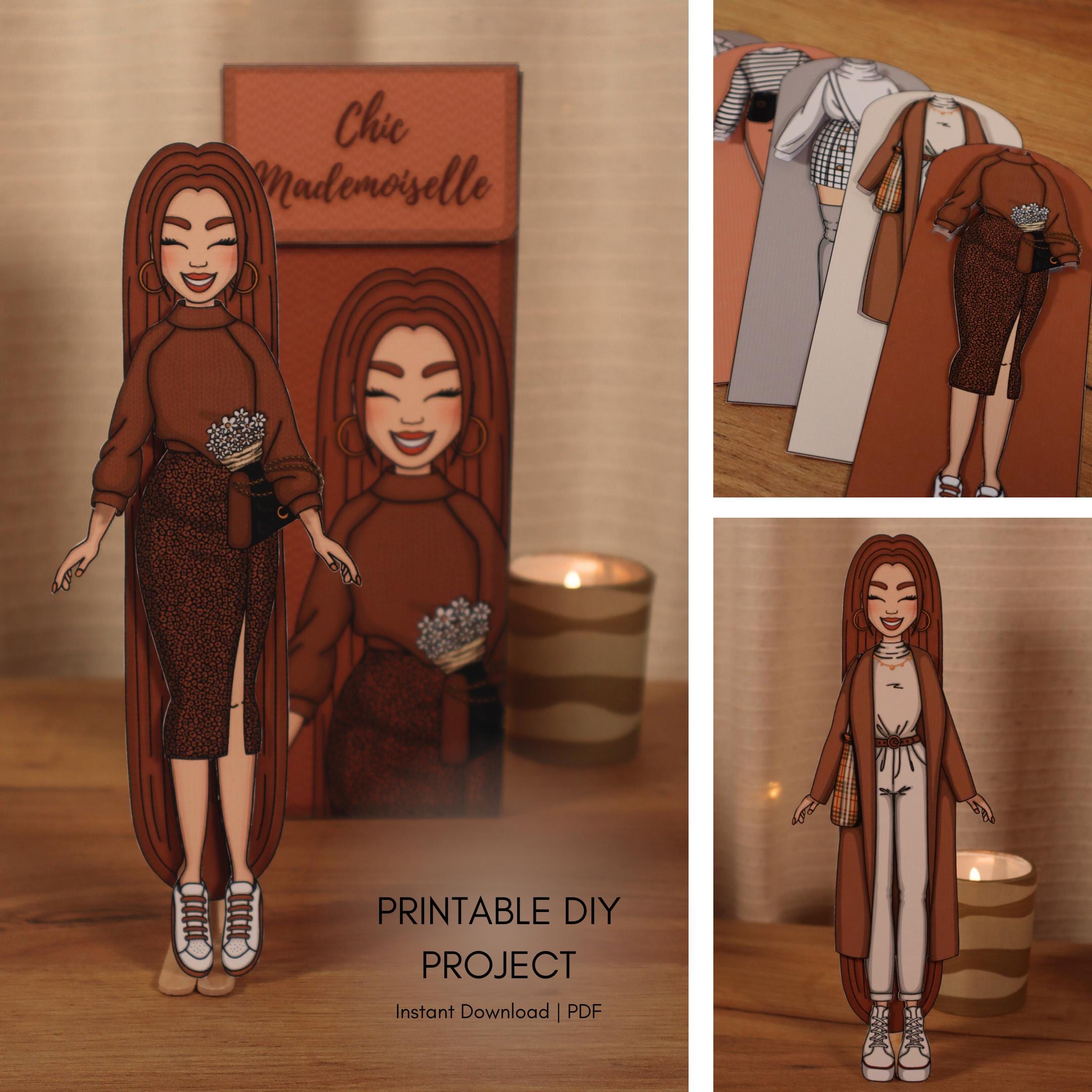 Printable Paper Dolls Dress up Set | Digital Download | Creative Kids ...