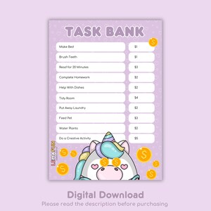 Editable Reward Chart Bundle for Kids - Digital Download With ...
