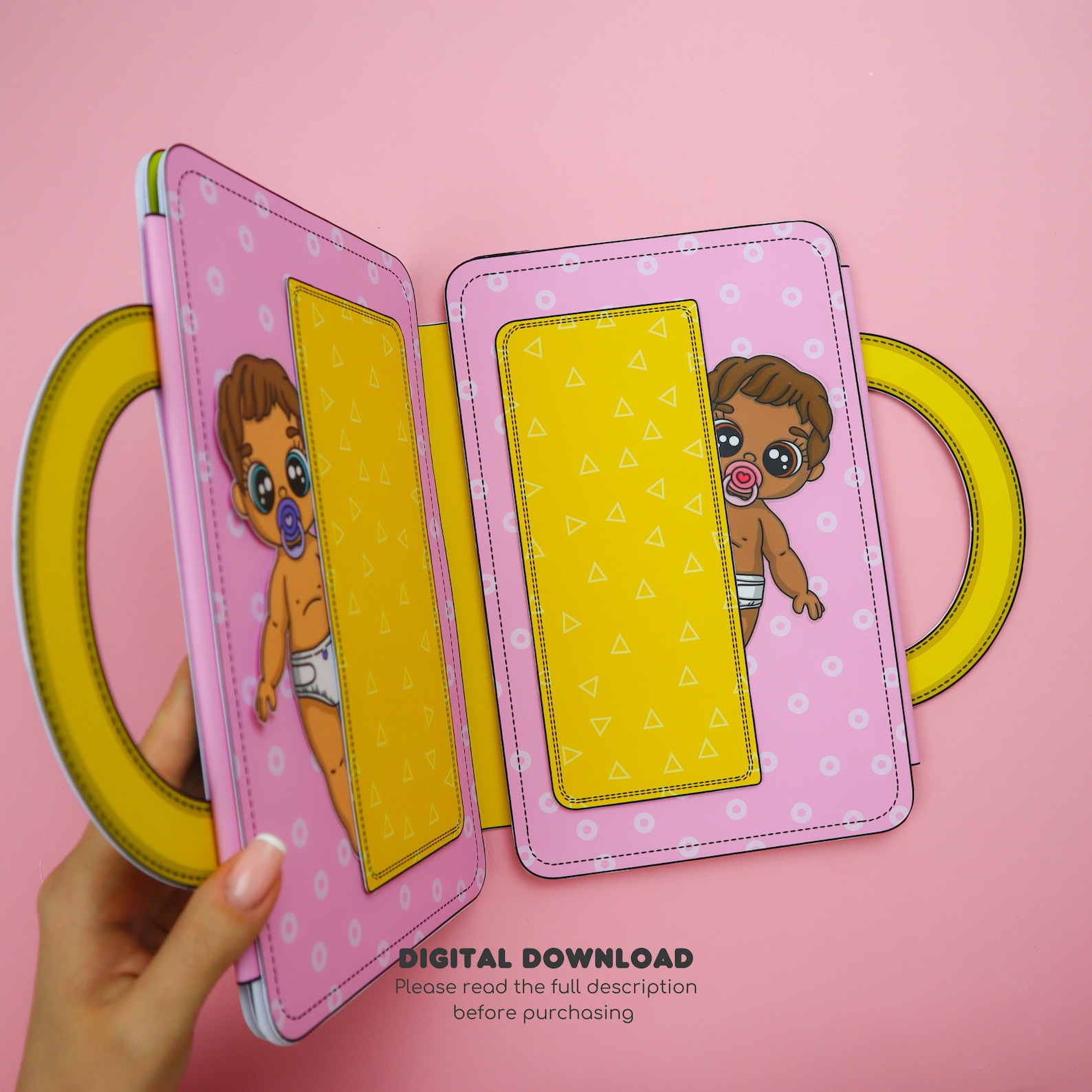 Printable DIY Baby Doll Wardrobe Album - Interactive Dress-up Fun, Busy ...