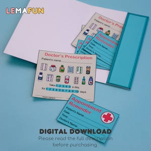 DIY Doctor Kit Printable Template for Kids, Children's Activities, Fun ...