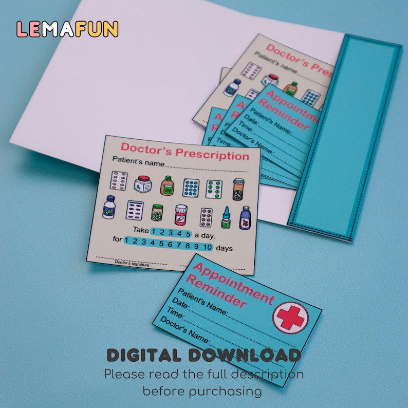 DIY Doctor Kit Printable Template for Kids, Children's Activities, Fun ...