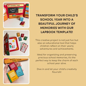 DIY Project My School Year Lapbook Printable Kids Activities Homeschool ...