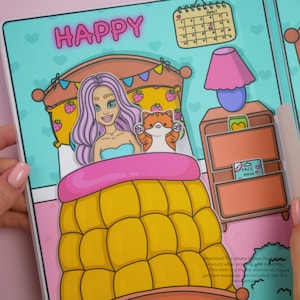 Printable Dollhouse Busy Book & Activities for Kids PDF - Etsy