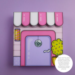 DIY DJ Cat House Toy Template - Printable Papercraft Kit for Kids, Fun ...