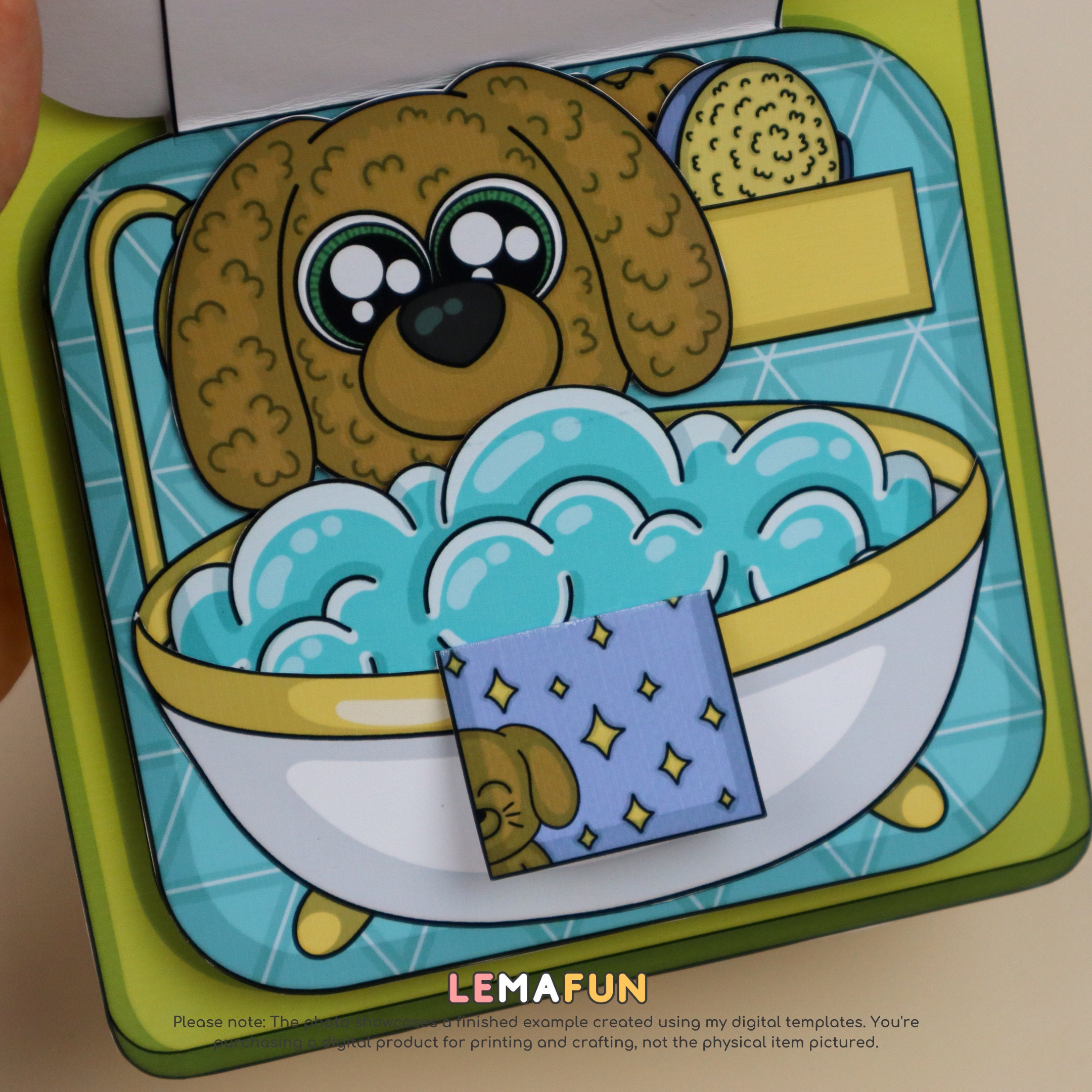 DIY Puppy & House Paper Toy Printable PDF Craft Kit for Kids 5-10 Years ...